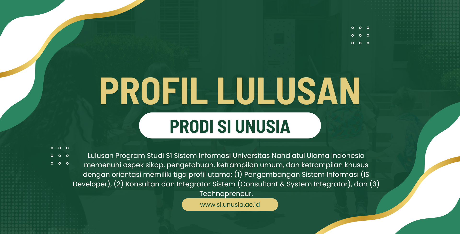 Profil Lulusan Program Studi Sistem Informasi - Website Program Studi Sistem Informasi Unusia